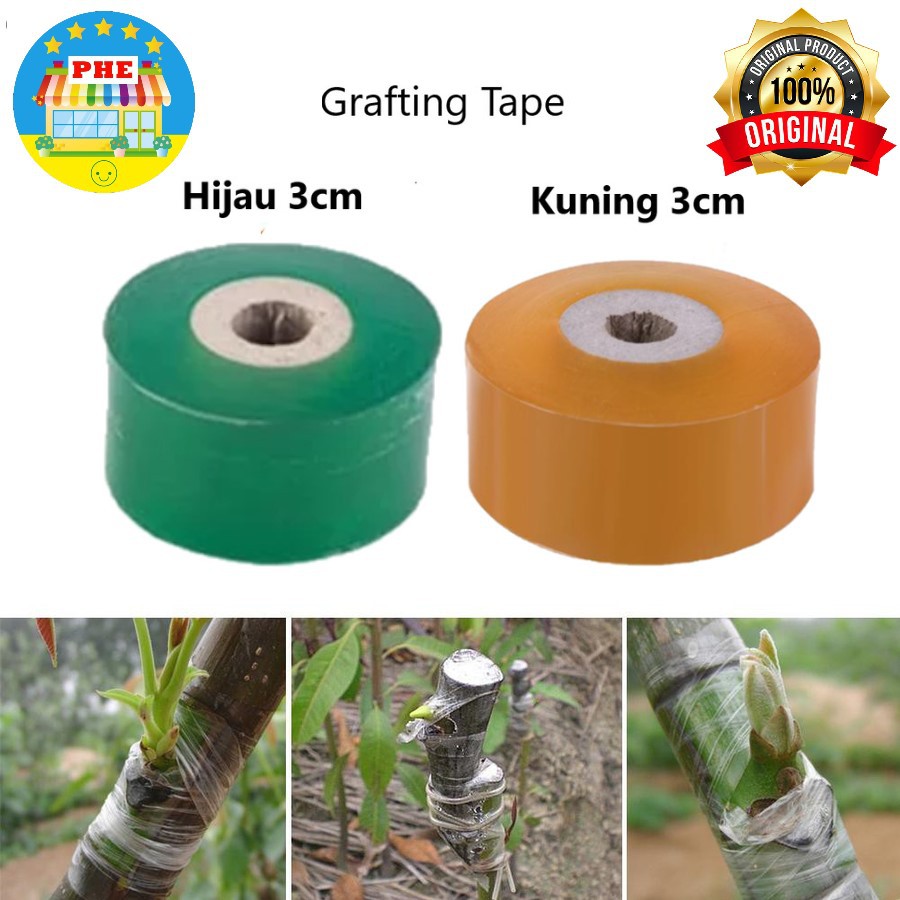 GRAFTING TAPE 3 CM X 100 M PLASTIC OCCULATION CONNECTING PUCUK | Shopee ...