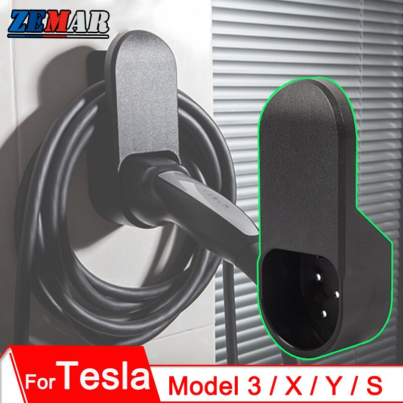 Tesla Model 3 Y X S 2021 New Car Charger Cable Storage Bracket Wall ...