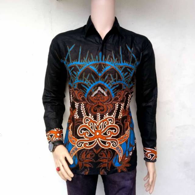 Blue Fire BATIK Shirts - BATIK PEKALONGAN - BAFno | Shopee Philippines