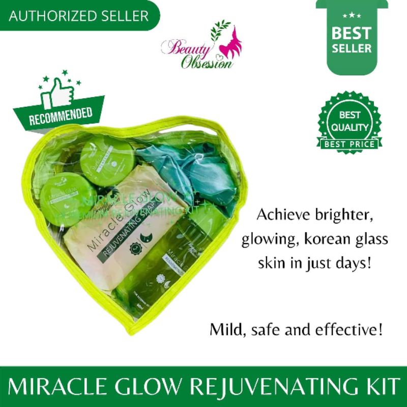 Miracle Glow Rejuvenating Set 4 in 1 (With Freebies) | Shopee Philippines