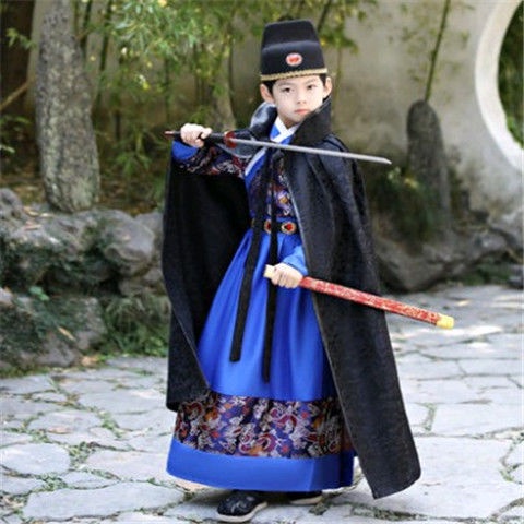 Spring and Summer Jinyiwei Hanfu Children's Flying Fish Clothes Costume ...