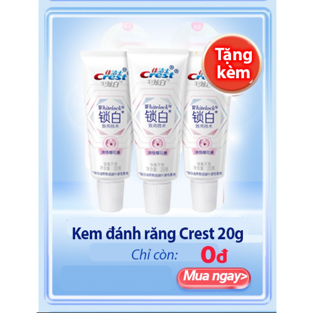 Crest 3D White toothpaste 20g genuine Chinese version minisize travel ...