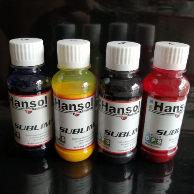 Original Hansol Sublimation Ink 100ml For inkjet Printer Sublimation ...