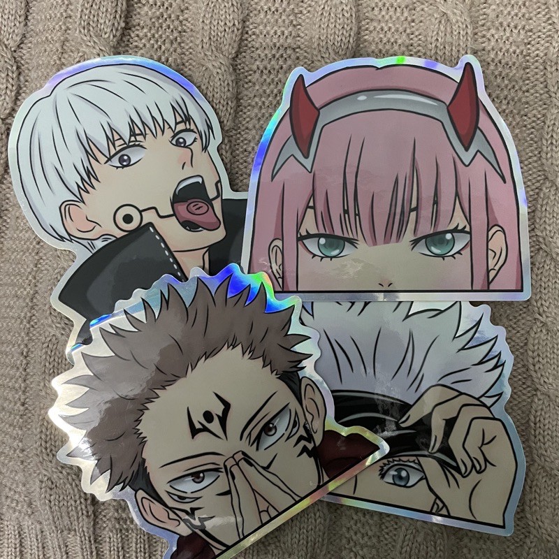 Jujutsu Kaisen Holographic Stickers | Shopee Philippines