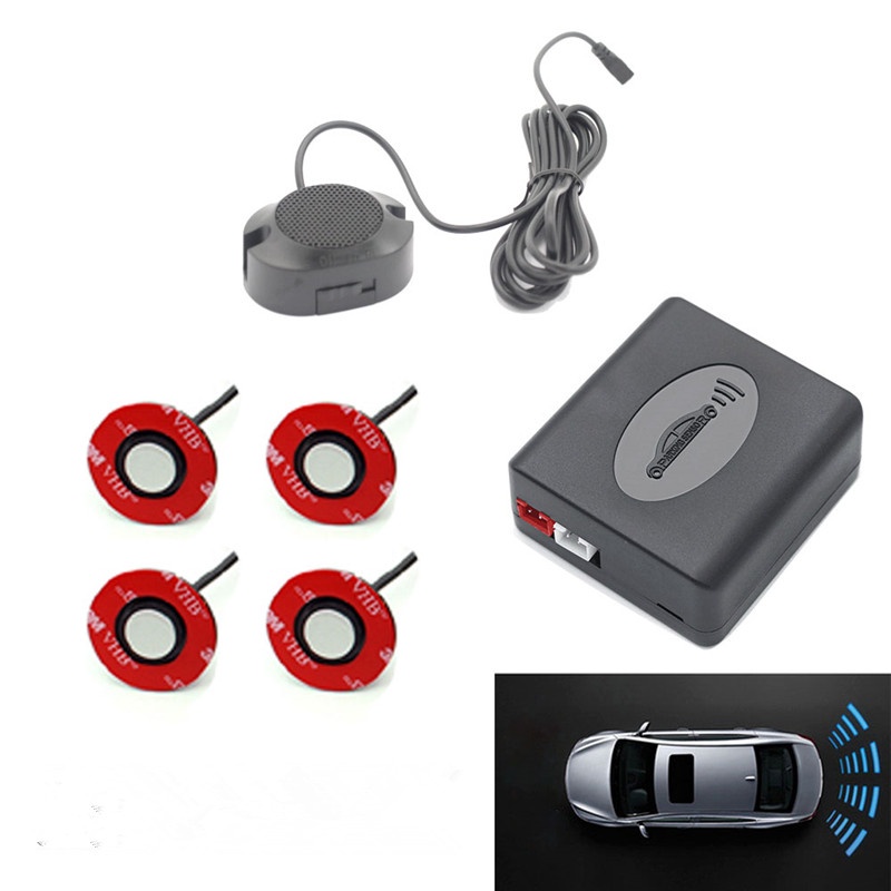 Car LED Parking Sensor Kit 4 Sensors Reverse Radar For jeep renegade ...