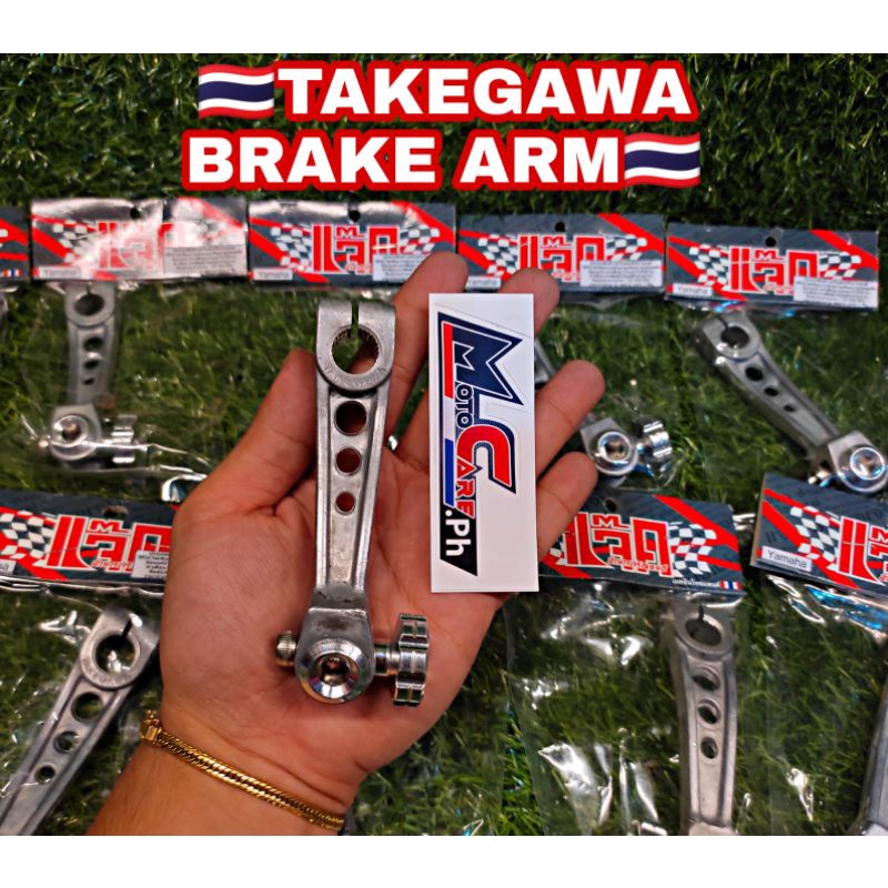 🇹🇭 TAKEGAWA ALLOY BRAKE ARM WITH ADJUSTER YAMAHA / HONDA ( ORIGINAL ...
