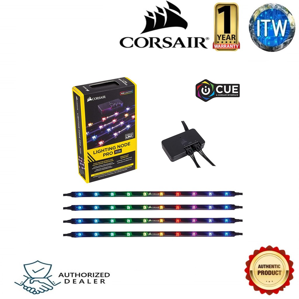 Itw | Corsair Lightning Node Pro RGB LED Kit Controller (CS-CL-9011109 ...