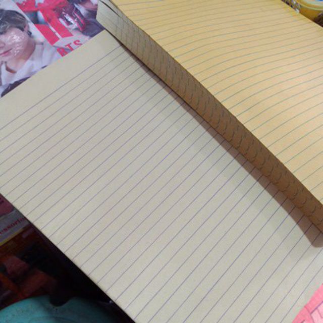 Yellow Pad Brand: excellent/Canary( 80 leaves) 1 pad per order | Shopee ...