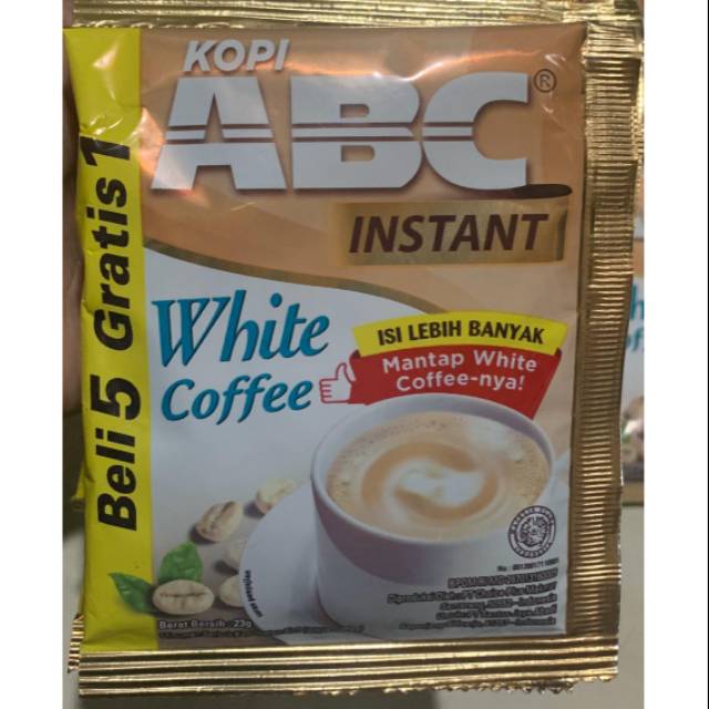 Abc INSTANT WHITE COFFEE COFFEE (12 Sachets / rtg) | Shopee Philippines