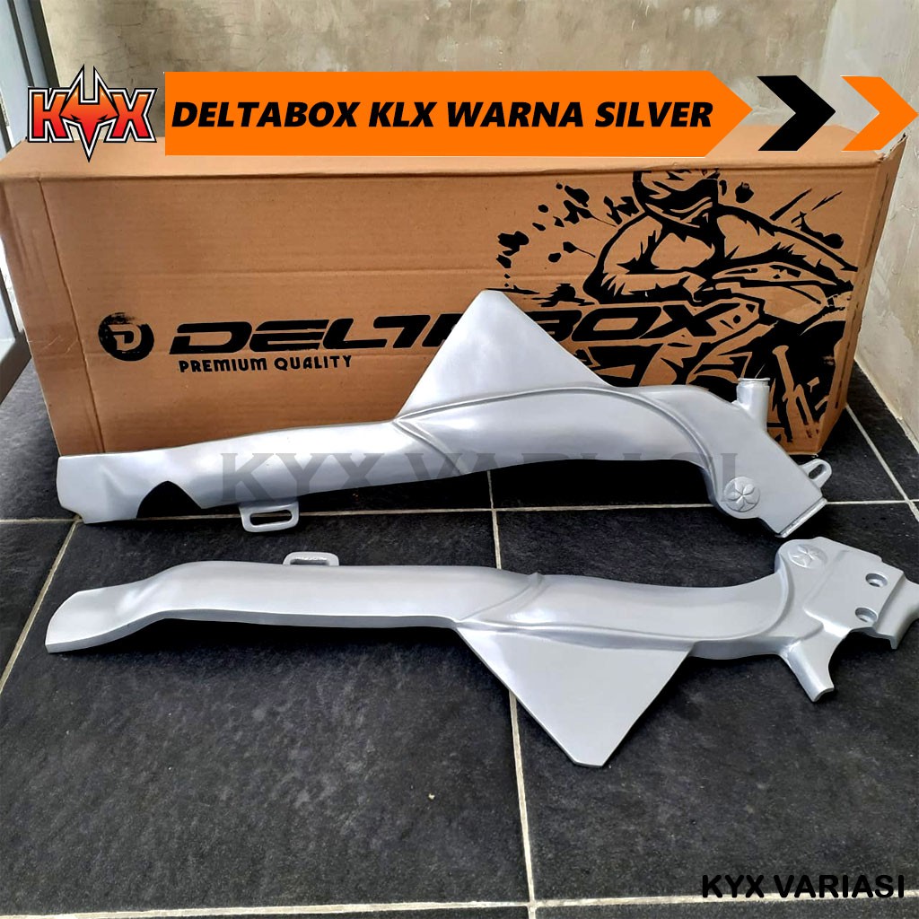 Kyxvariation DELTABOX DELTA BOX KAWASAKI KLX DTRACKER 150 SILVER ...