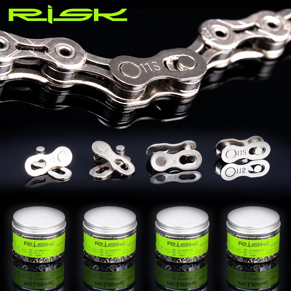 RISK 6/7/8/9/10/11 Speed Bike chain Quick Link connector lock set MTB ...