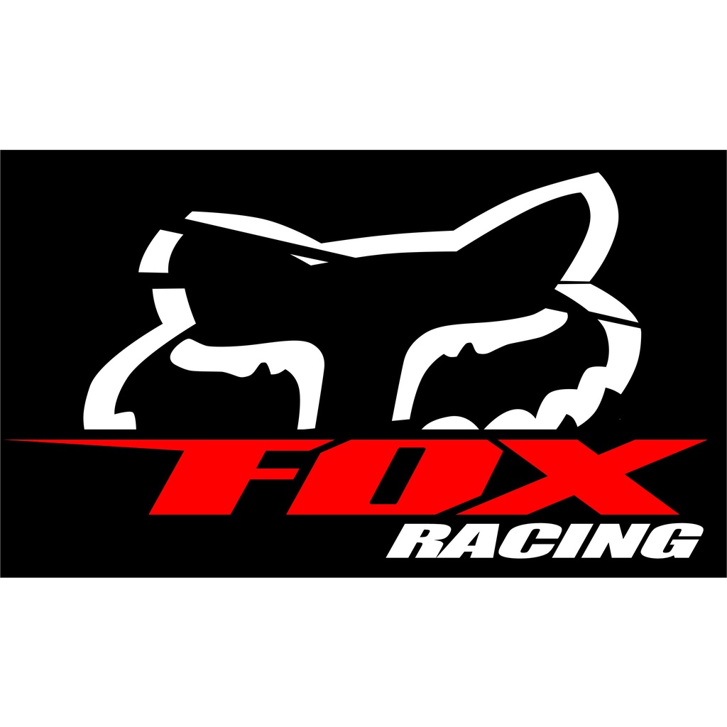 FOX RACING STICKER ( 4.6 by 8.5 inches ) | Shopee Philippines