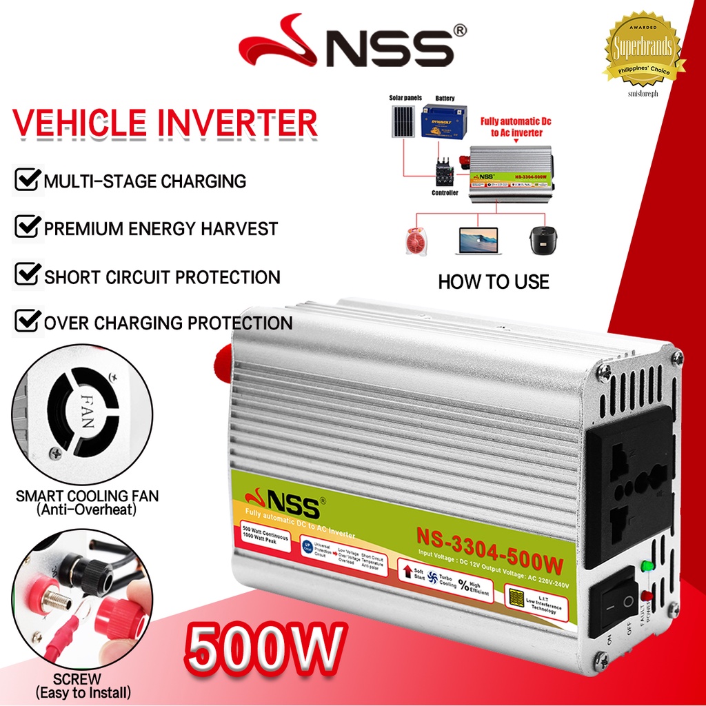 ️Fast delivery ️】NSS Smart Power Inverter Original Power Inverter Solar ...