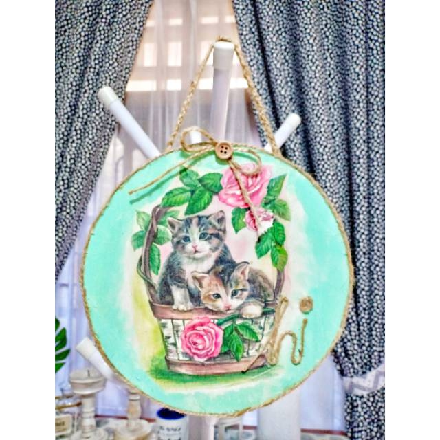 KAYU Vintage Decoupage Wooden Display | Shopee Philippines