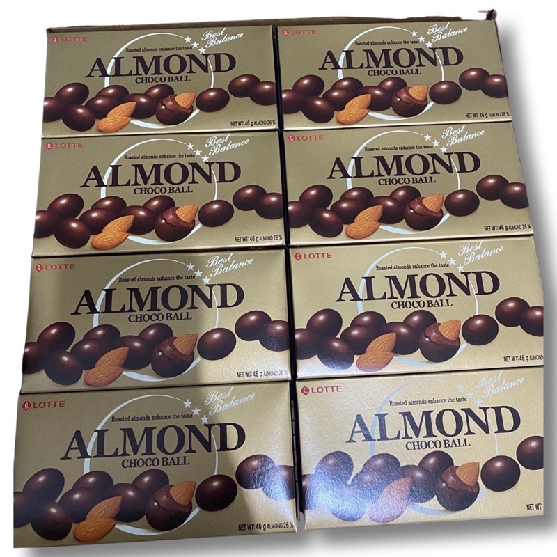 Lotte Almond Choco Ball 46g | Shopee Philippines