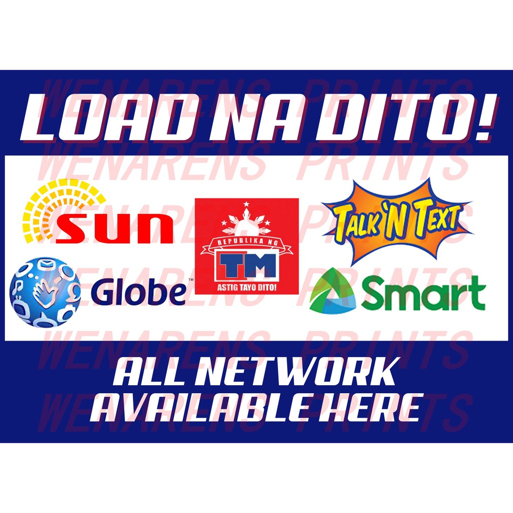 Store Sign Loading Station Sari Sari Store Self-Adhesive Sign Board A4 ...