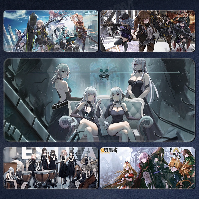 Kam Cartoon Girls Frontline Thick Large Gaming Mouse Pad 800mmx300mm ...