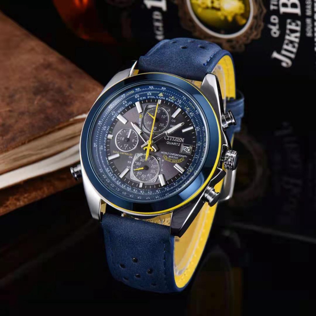 Citizen Blue Angel Men's Watch Chronograph Multi-function Watch ...