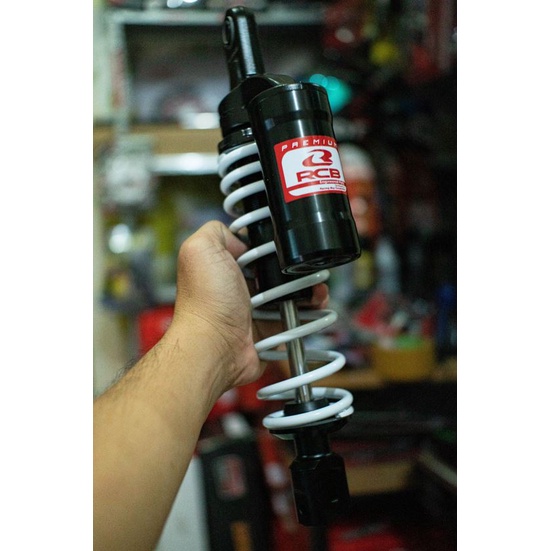 RCB MB-2 Series Shock Absorber 330mm (NMAX v1) White - Black | Shopee ...