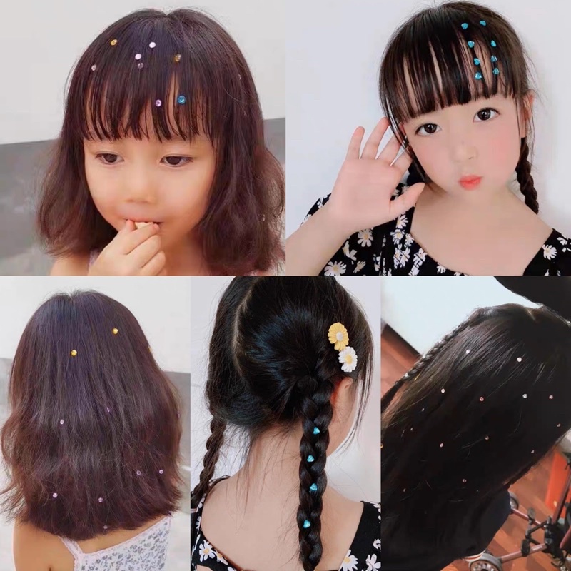 Bling bling diamond shining diamond hair style diamond hair makeup ...