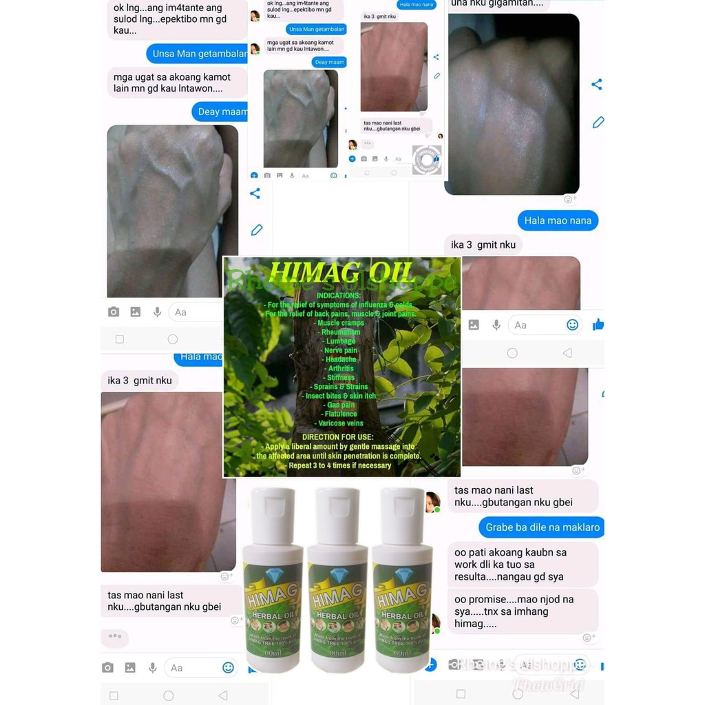 Himag Herbal Oil 60ml | Shopee Philippines