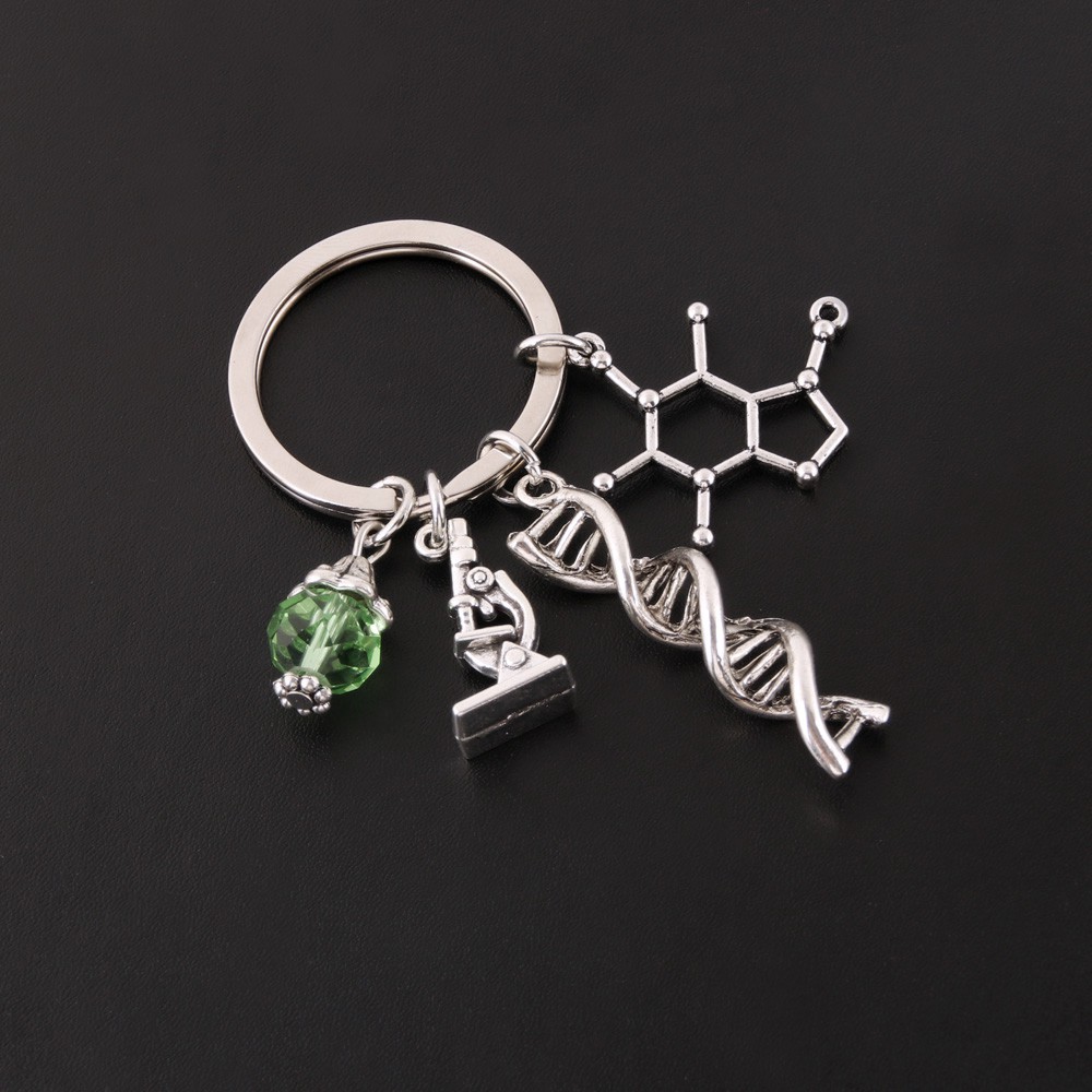 NEW Science Jewelry Microscopes DNA Doctor Pendants Neuron Key Chains ...