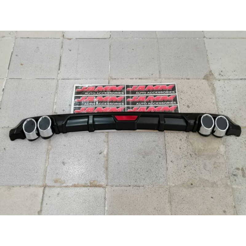 Toyota Vios Gen 3 Rear Bumper Diffuser | Shopee Philippines