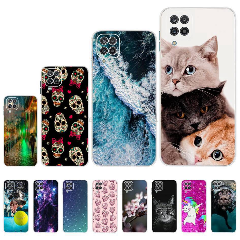 Case Samsung A12 Protection Shockproof Bumper Case Cartoon Soft Touch ...