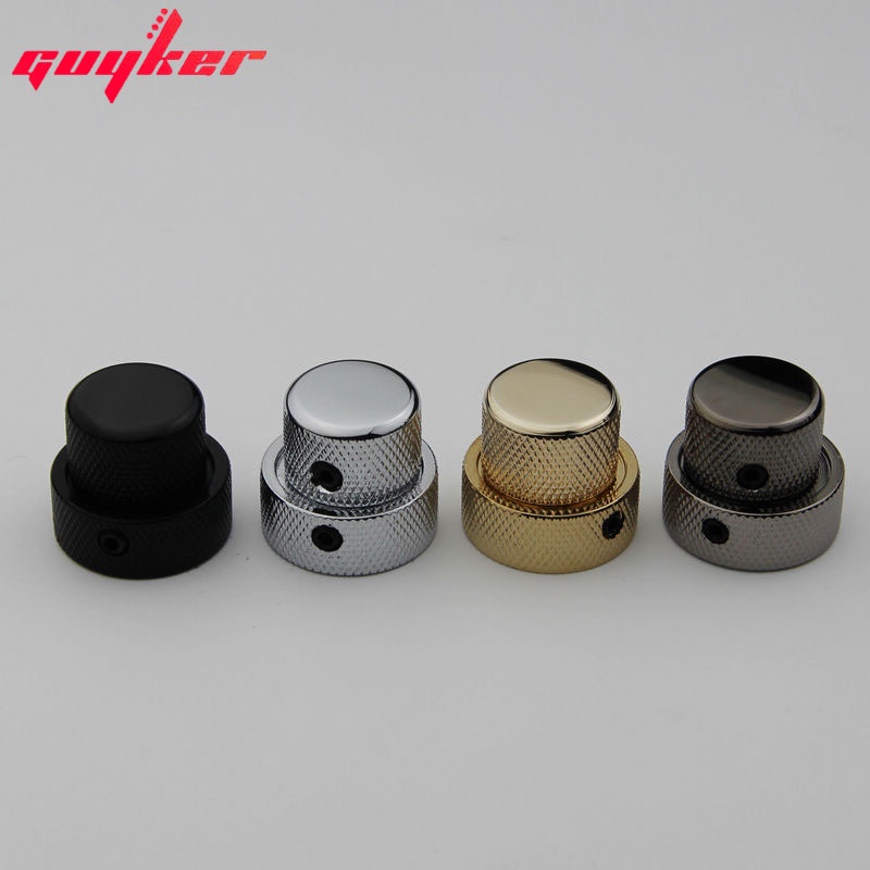 1 PCS DUAL CONCENTRIC CONTROL KNOB FOR GUITARS NC004 CR/BN/BK/GD ...
