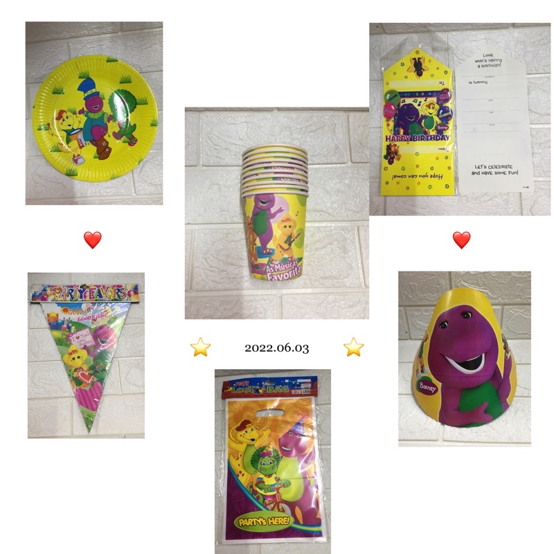 BARNEY PARTY THEME !! | Shopee Philippines