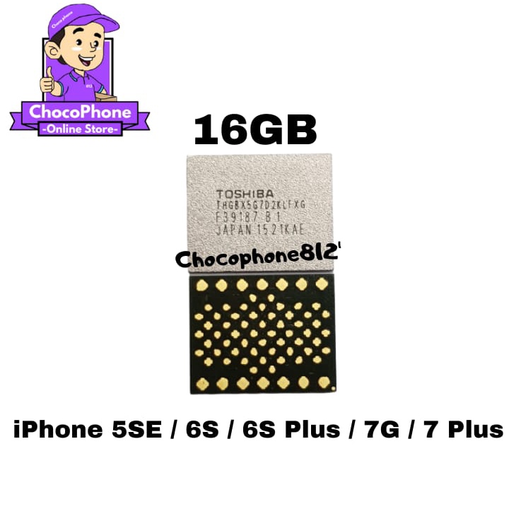 Ic Nand Flash Pcie iPhoone 5SE 6S 6SPlus 7G 7plus 16GB Original ...