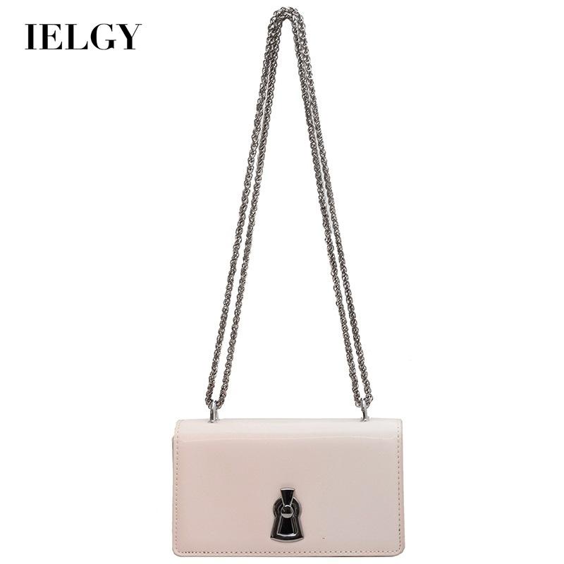 IELGY Women Premium Texture Gradient All Match Chain Messenger Bag ...