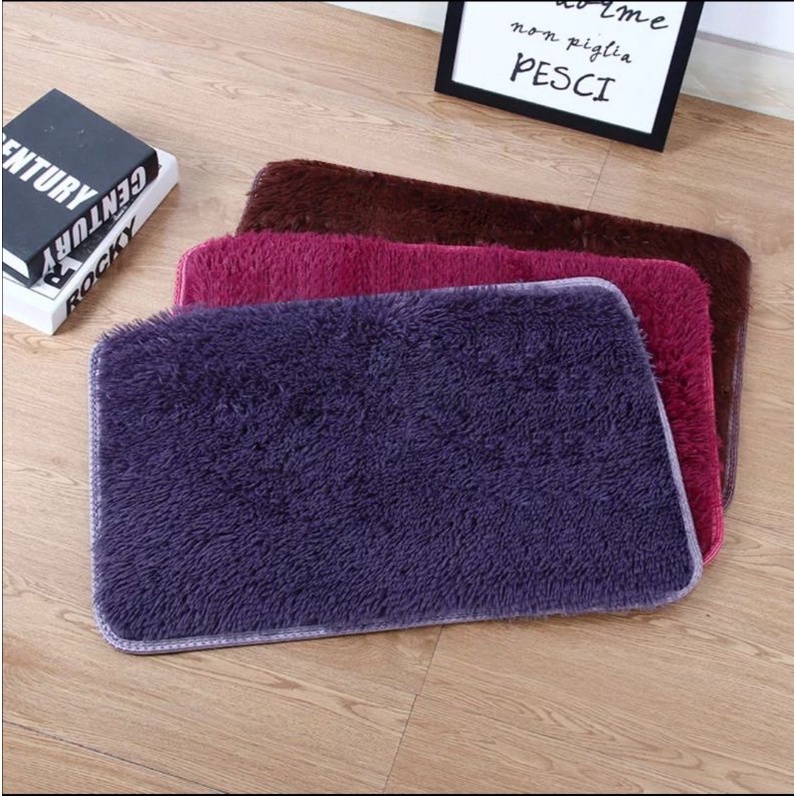 Fluffy Silky Mat Doormat roommat(40×60cm & 50×80cm) | Shopee Philippines