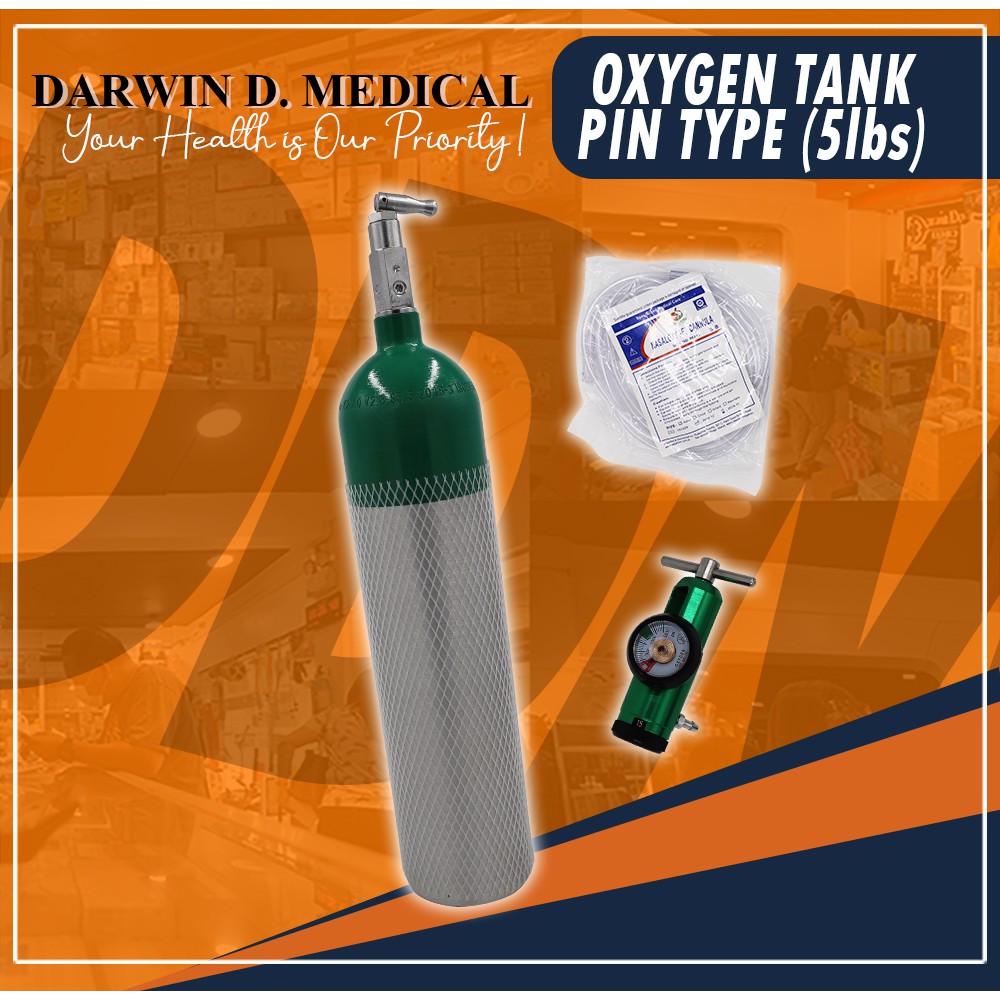 OXYGEN TANK PIN TYPE COMPLETE SET 5LBS (READY TO USE) | Shopee Philippines