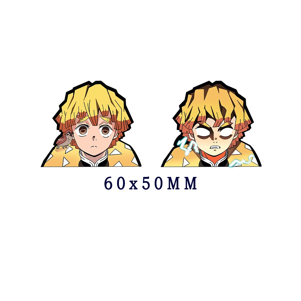 Demon Slayer 3D Motion Stickers Adhesive Zenitsu Agatsuma Stickers ...