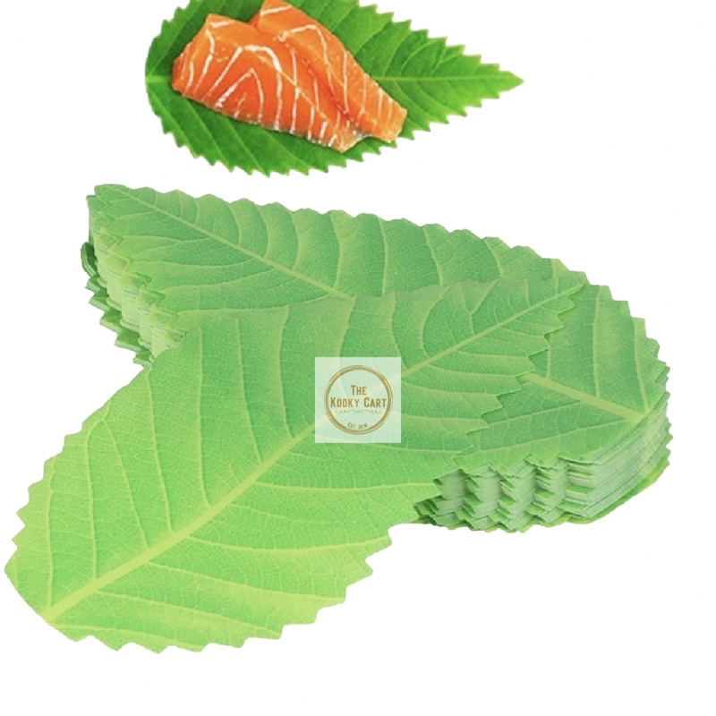 Baran Leaf Shape l Bento Tool for Lunchbox Sushi Deco Tools | Shopee ...