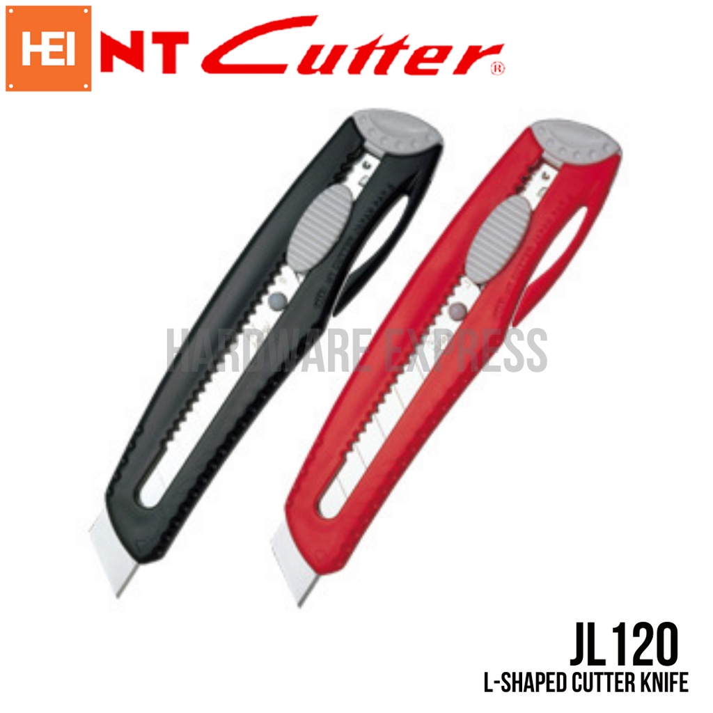 NT Cutter JAPAN Durable L-Shaped Cutter Knife JL120 JL-120P (Red or ...