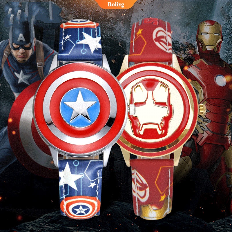 Marvel Kids Watches Spiderman Iron Man Captain America Avengers New ...