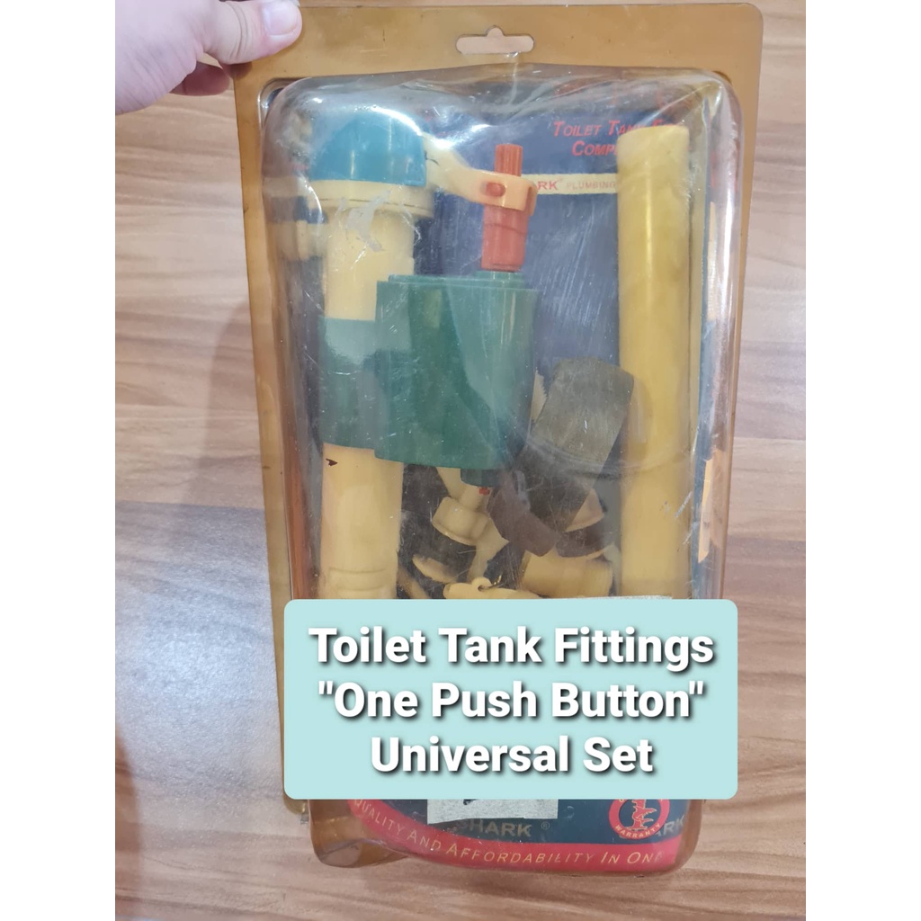 Shark Water Closet Push Button Tank Fittings Single Button Universal ...