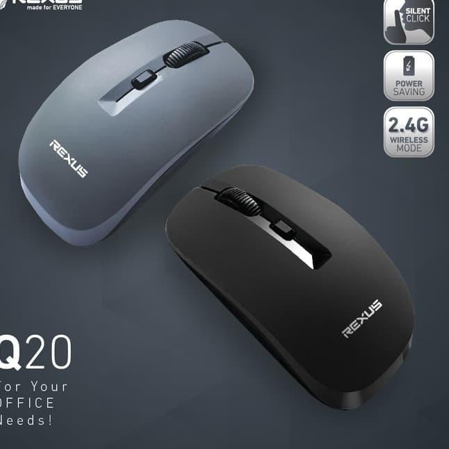 Rexus Q20 Silent Click - Office Wireless Mouse | Shopee Philippines