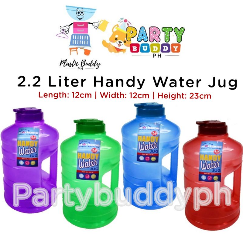 2.2L Liters Handy Water Jug Premium Plastic Water Container Giveways ...