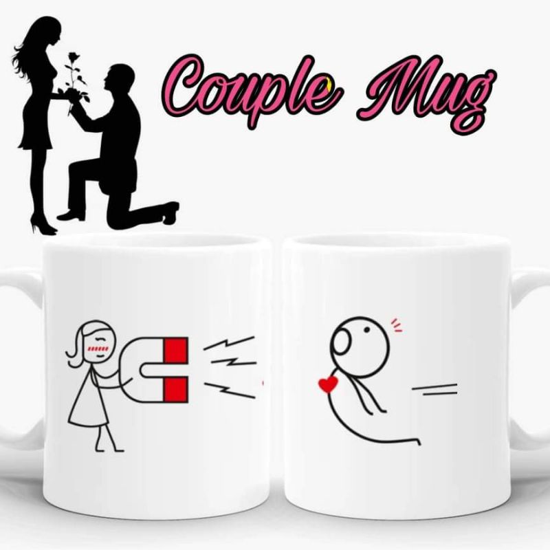 COUPLE MUG (CARTOONS) CUSTOMIZED | Shopee Philippines