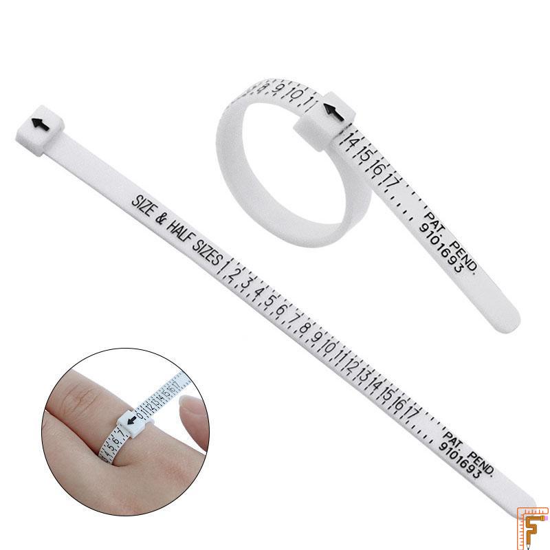 F |Ring Ruler Measurer Finger Coil Ring Sizing Tool US Ring Sizer ...
