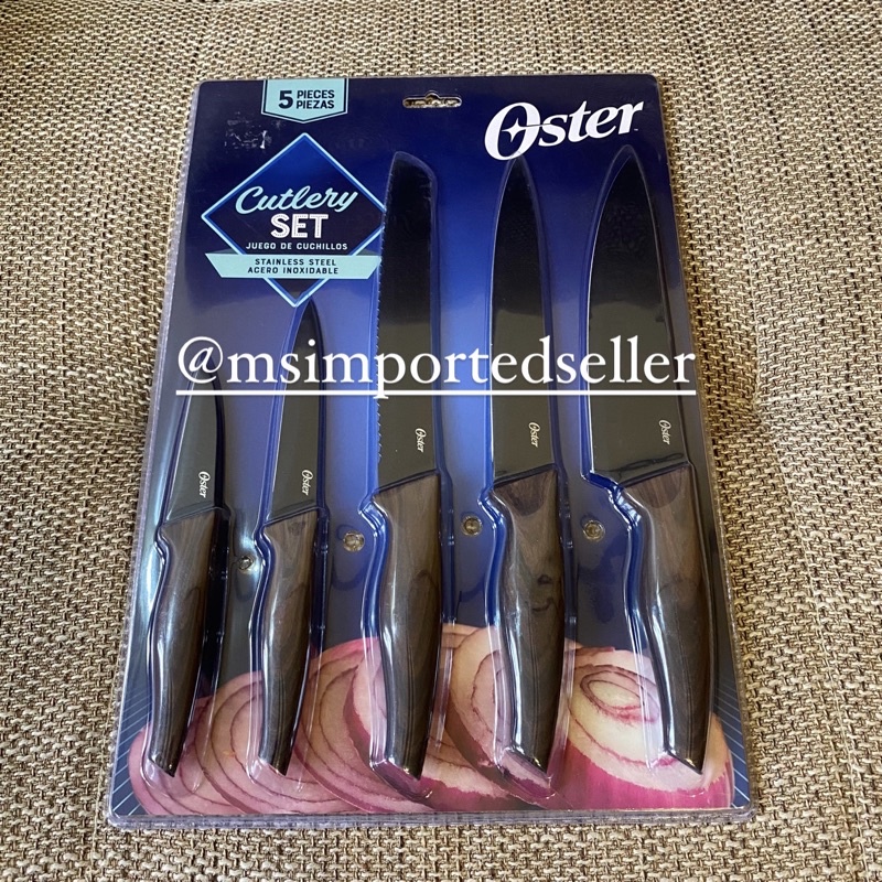 OSTER STAINLESS CUTLERY SET (5pcs) | Shopee Philippines