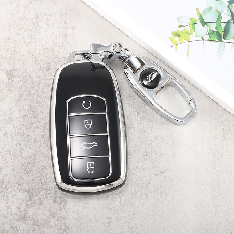 TPU Car Smart Key Case Full Cover Shell For Chery Tiggo 7 Pro 8 PLUS ...
