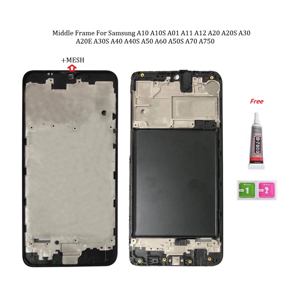 Middle Frame For Samsung A10 A10S A01 A11 A12 Frame LCD Supporting ...