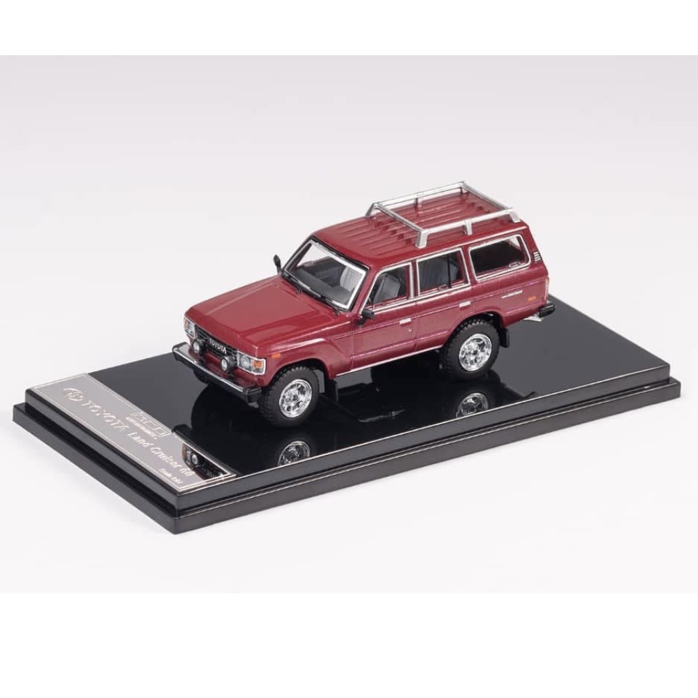 GCD 1/64 Scale Toyota Land Cruiser Off-Road Customized Version Red Die ...