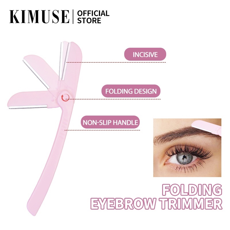 KIMUSE Folding Eyebrow Trimmer Eye Beauty Tool Multiple Usages | Shopee ...