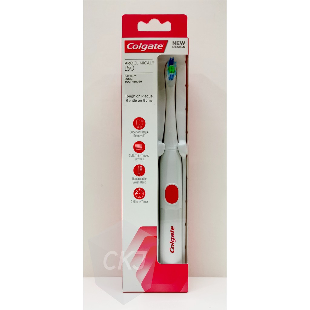 Colgate ProClinical 150 Power Electric Toothbrush / Brush Refill (Soft ...