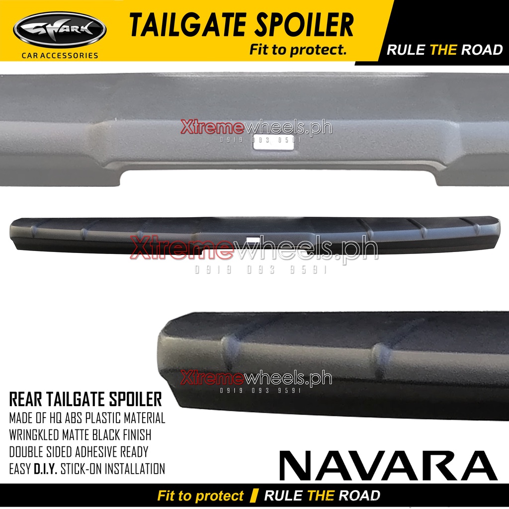 Navara VL VE EL 2021-2025 Tail Gate Spoiler / Rail Guard / Rear Bumper ...